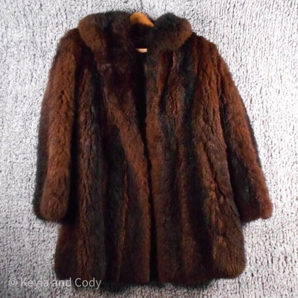 Vera Pelle | Jackets & Coats | Vera Pelle Vintage Fur Coat Plf Italian ...